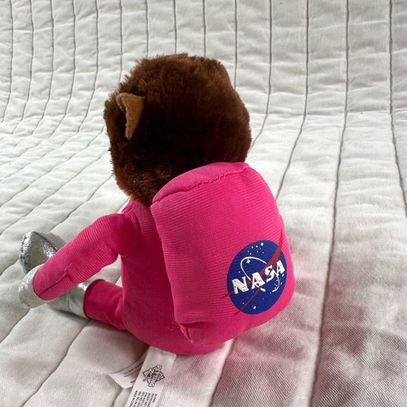 Toys | Nasa Astronaut Monkey Stuffed Animal Brown Pink 9 The Petting ...